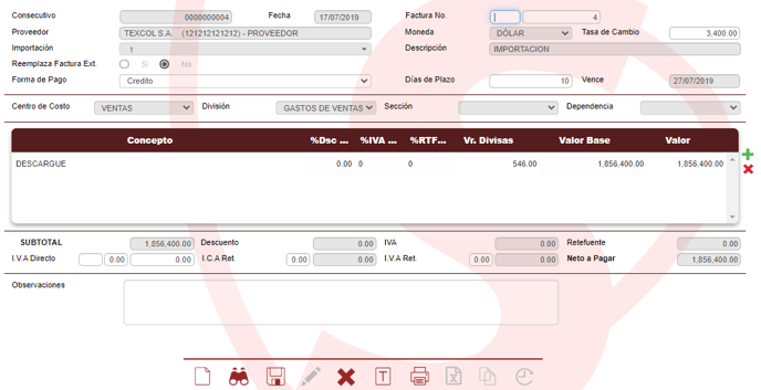 ¿Cómo ingresar gastos extemporáneos de importación?