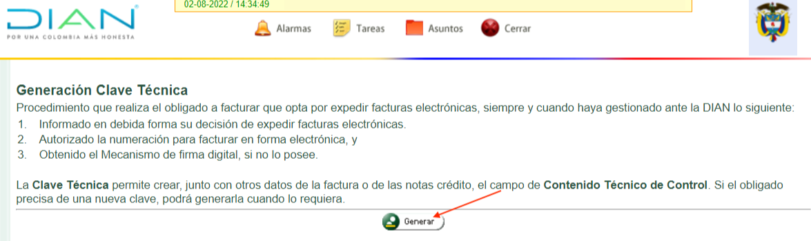 ¿Cómo solicito la clave técnica del documento soporte en la DIAN?