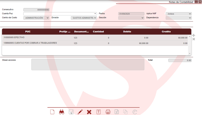 ¿Cómo realizar notas de contabilidad?